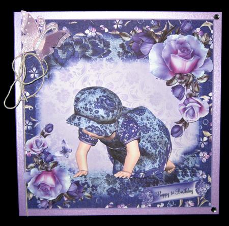 Learning to Crawl Card Front Mini Kit - CUP425568_1483 | Craftsuprint