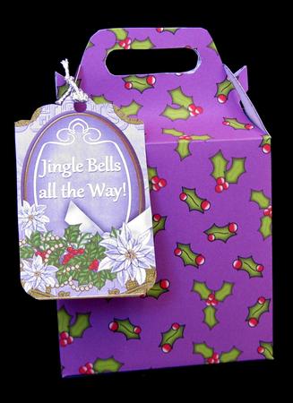 Christmas Holly Backing Paper (purple) - CUP141147_750 | Craftsuprint
