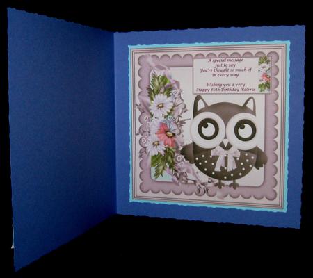 Owl Insert - CUP512138_695 | Craftsuprint