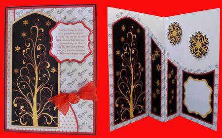Christmas Tree A5 with Concertina Insert Mini Kit - CUP558539_68 ...