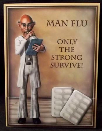 Man Flu! Only the Strong Survive - CUP561631_1443 | Craftsuprint