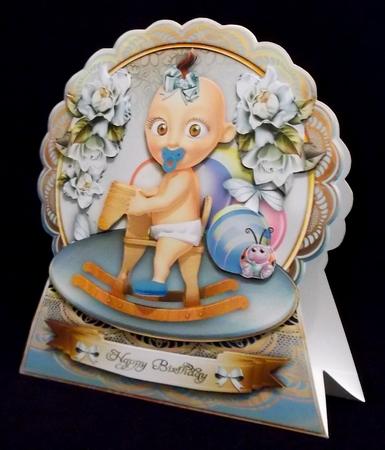 Cute Kid with Toys Card Kit - CUP608956_1641 | Craftsuprint