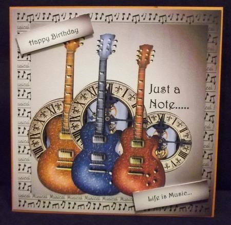 Male Card Music - CUP611791_936 | Craftsuprint