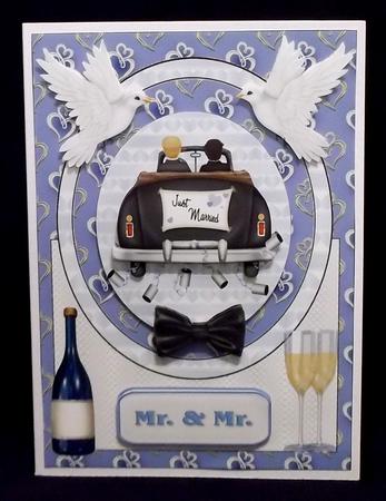 Male Wedding Card Front - CUP410869_659 | Craftsuprint