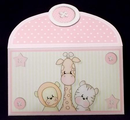 Pink Baby Animals Money Wallet - CUP629267_2053 | Craftsuprint