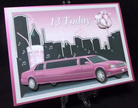 Pink Limo 13 - Photo by Alyssuzi Creative Cards by Suzi Cooper