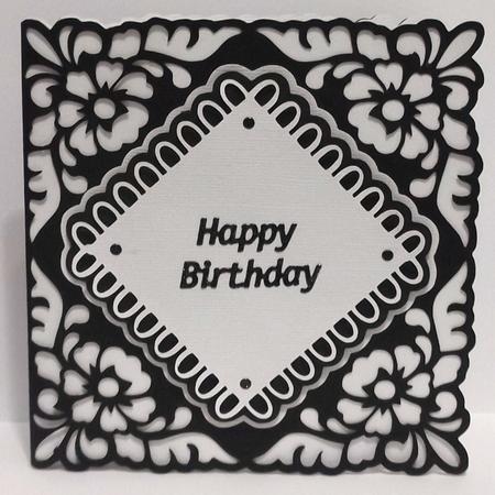 Set of 4 Intricate Patterned Layered Cards - CUP692113_596 | Craftsuprint