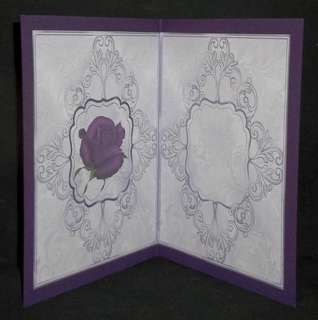 Purple Rose Insert - CUP677724_643 | Craftsuprint