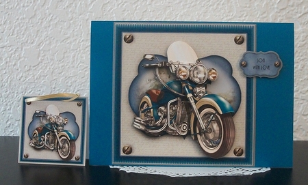 A Classic Motorcycle Card Kit - CUP877037_1483 | Craftsuprint
