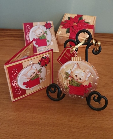 3D Bauble Card And Gift Box Set Two Mini Kit 1 - CUP826562_1784 ...