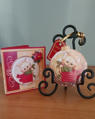 3D Bauble Card And Gift Box Set Two Mini Kit 1 - CUP826562_1784 ...
