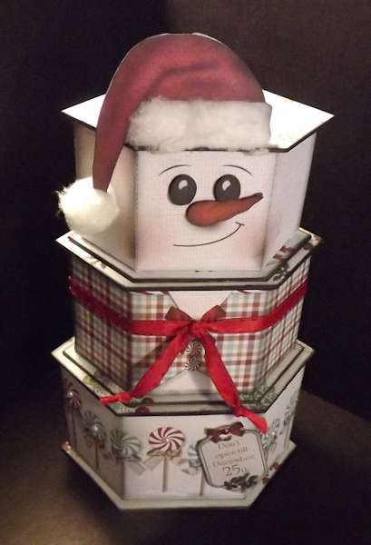 Keepsake Snowman Stacking Box Kit - CUP586500_1966 | Craftsuprint