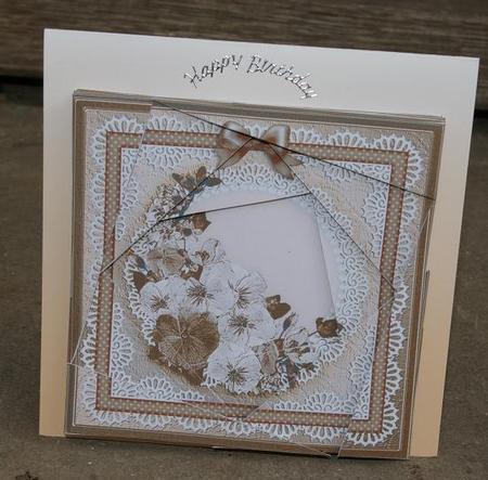 Spring Flowers Quick Card with Twisted Spiral Side Stacker - Photo by ...