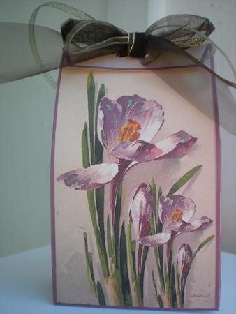 Gift Bag - Vintage Crocus - CUP131404_351 | Craftsuprint