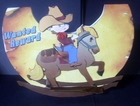 Little Buckaroo 3D Rocking Pop-up Card - CUP179895_866 | Craftsuprint