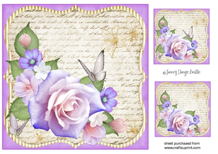 Rose Corner Vignette 2 - CUP859778_43136 | Craftsuprint