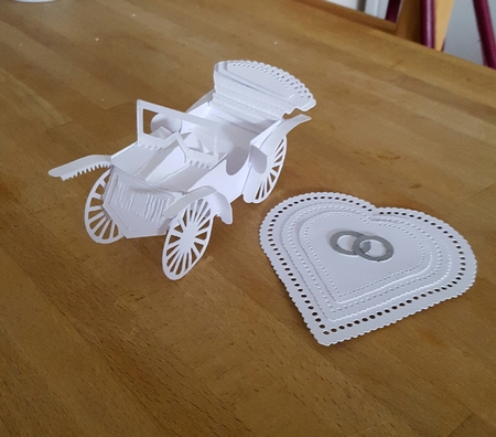 3D Wedding Car & Box - Photo by Tracy Despard