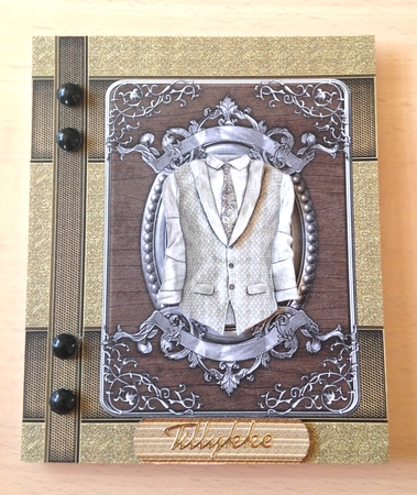 Male Card Front Brown A5 - CUP730632_2246 | Craftsuprint