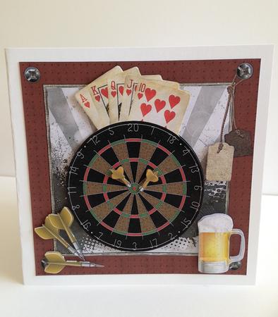 Darts Cards & a Pint Mini Kit - CUP614115_16 | Craftsuprint