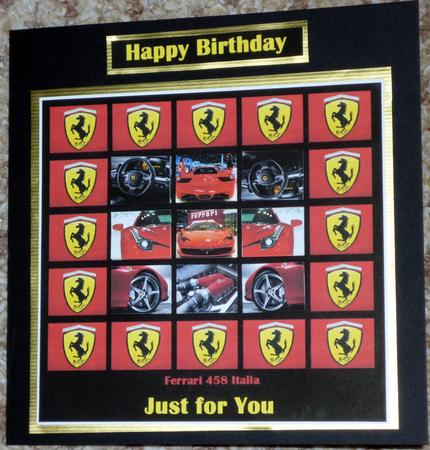 Ferrari Collage No. 1 - CUP299156_1620 | Craftsuprint