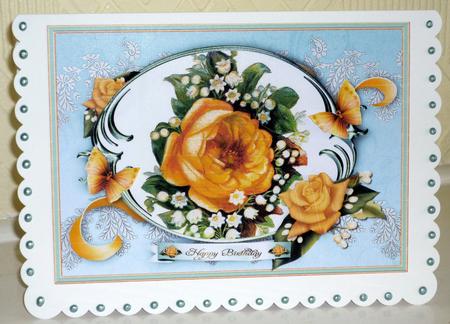 Yellow Roses Topper: - CUP605757_1641 | Craftsuprint