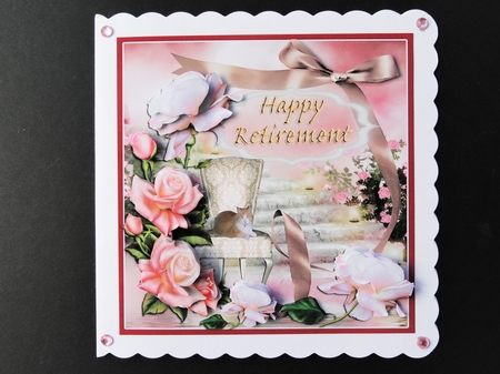 Happy Retirement with Lots of Roses - CUP562412_986 | Craftsuprint