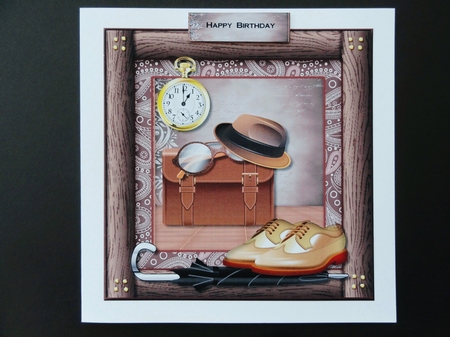 Male card Topper Gentleman - CUP715364_936 | Craftsuprint