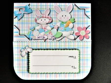 EASTER BUNNY MONEY WALLET - CUP760526_2049 | Craftsuprint