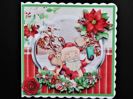 Santa Selfie Card Mini Kit & Decoupage - CUP840126_1894 | Craftsuprint