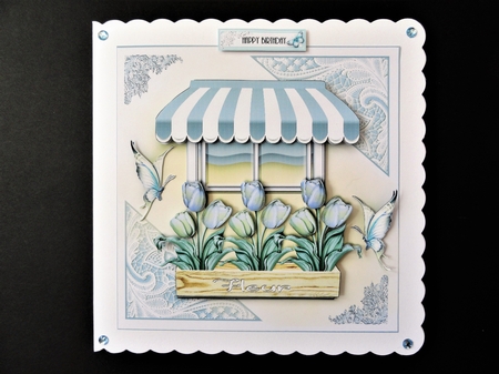 The Tulip Window Box Card Kit - CUP872470_1483 | Craftsuprint
