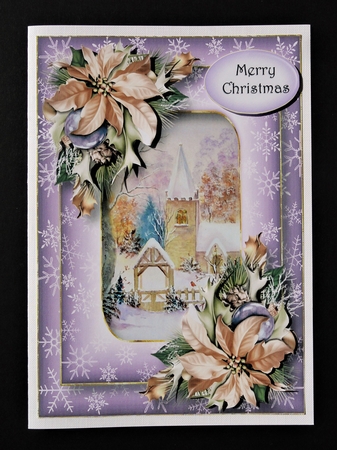 Double Frame Christmas Scene - The Christmas Church A5 - CUP901511_1763 ...