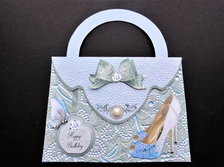 Handbag Shaped Card Mini Kit - CUP948091_58488 | Craftsuprint