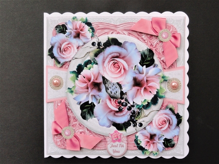 8 x 8 Mini Kit: Gorgeous Moon Dust Pink Roses - CUP960576_2246 ...
