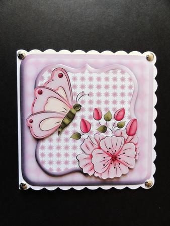 Spring Floral Square Birthday Topper - CUP319139_1416 | Craftsuprint