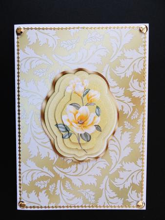Gold Leaf Patterned A4 Paper - CUP330611_1065 | Craftsuprint