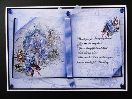 Blue Rose Book - CUP391256_452 | Craftsuprint