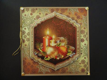 Christmas Candles Shaped Layer Card Front Mini Kit - CUP463838_1648 ...