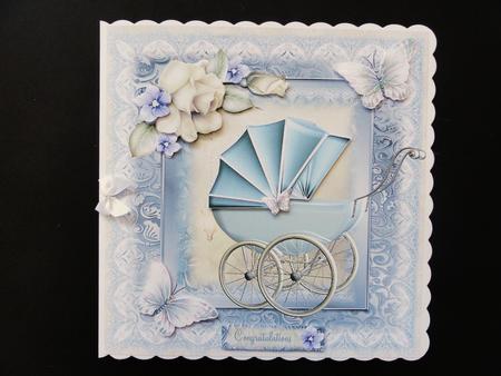 Gorgeous Baby Boy Pram Topper - CUP491298_1483 | Craftsuprint