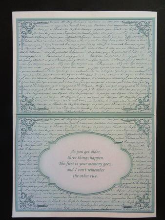 Classic Vintage Green Car Insert with Verse for Cup494435_68 ...