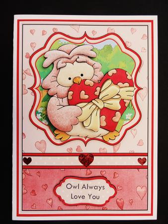 Owl Always Love You Valentine's Day Owl Decoupage - CUP509858_68 ...