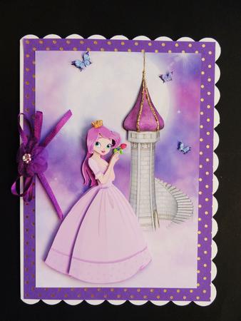 Pretty Princess and Her Castle Card Front and Decoupage - CUP526734_38 ...