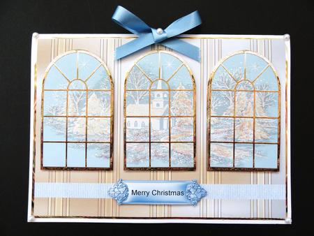 Christmas Church Winter View Card and Toppers - CUP550482_8 | Craftsuprint