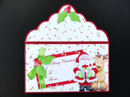 Christmas Money Wallet Santa & Rudolf - CUP351993_68 | Craftsuprint