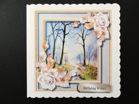 Stunning Misty Morning and Golden Roses - CUP659656_1398 | Craftsuprint
