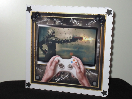 The Gamer Card Front Kit - CUP841801_1483 | Craftsuprint