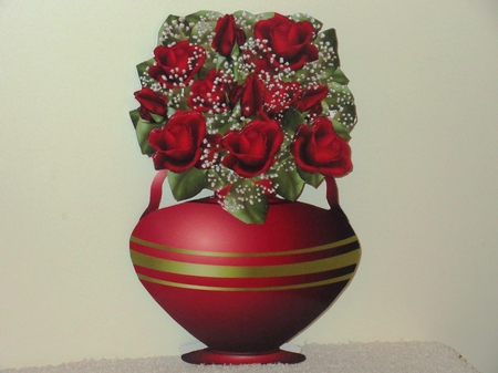 SFV Red Roses & gypsophilia - CUP880720_173 | Craftsuprint