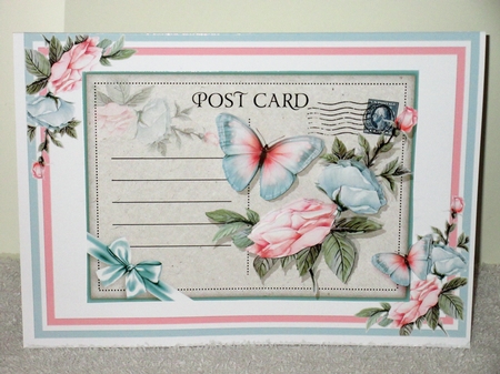 The Pretty Pink Postcard - CUP992318_1443 | Craftsuprint