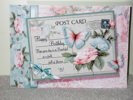 The Pretty Pink Postcard - CUP992318_1443 | Craftsuprint