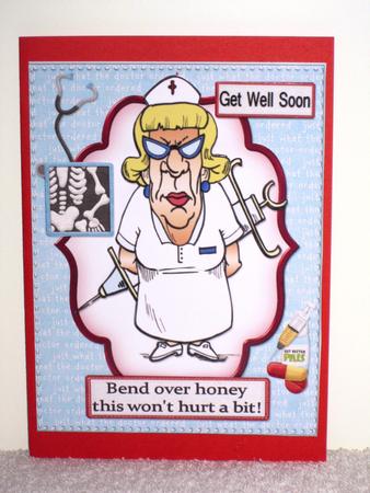 Nurse Ratchet Get Well Soon - CUP526067_1209 | Craftsuprint