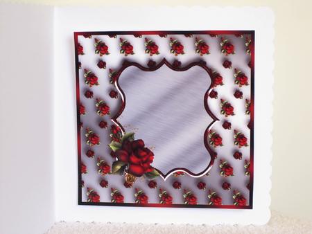 Red Roses Anniversary 7" x 7" Insert - CUP536808_1648 | Craftsuprint